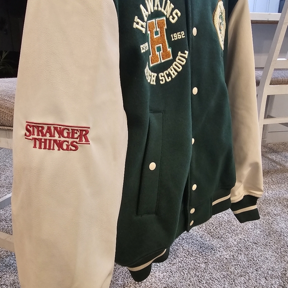 H&M | Jackets & Coats | Stranger Things Varsity Jacket | Poshmark